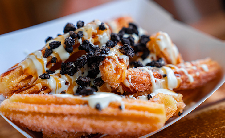 Locos Churros Churros With Chocolate Picture Of El Toro Loco,